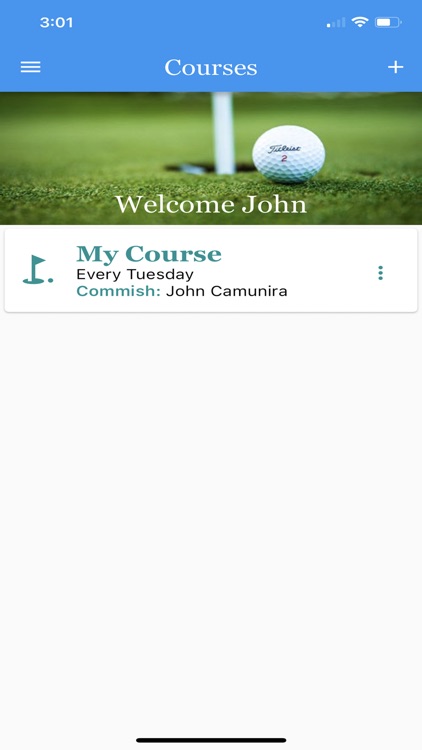 Golfers and Commissioners App by Steve Richard Guillaume