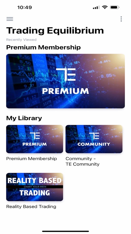 Trading Equilibrium by Matthew Petrallia