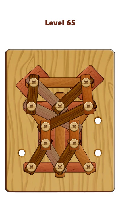 Wood Nuts & Bolts Puzzle by ABI GLOBAL LTD.