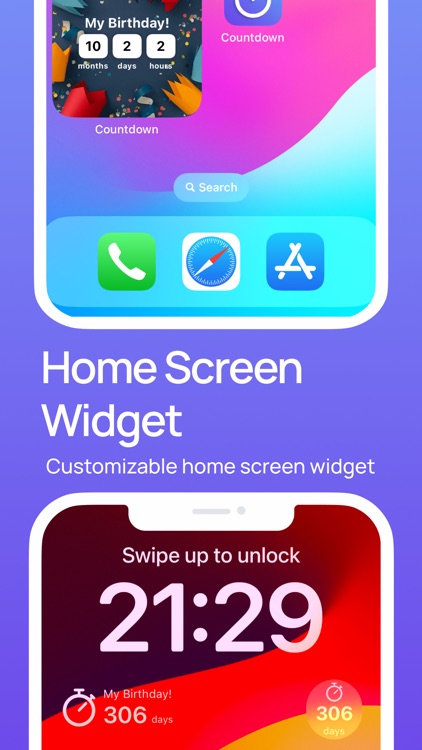 Countdown Widget Timer Counter by SENA GUELER