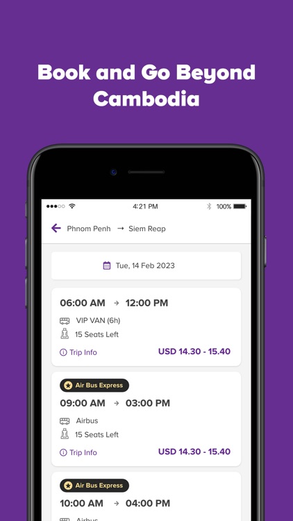 VET Air Bus by Vireak Buntham by BookMeBus Co., Ltd.