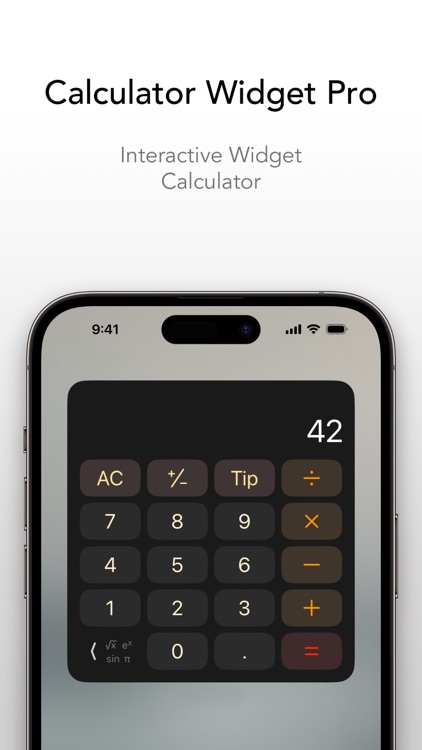 Calculator Widget Pro • by Todd Bowden