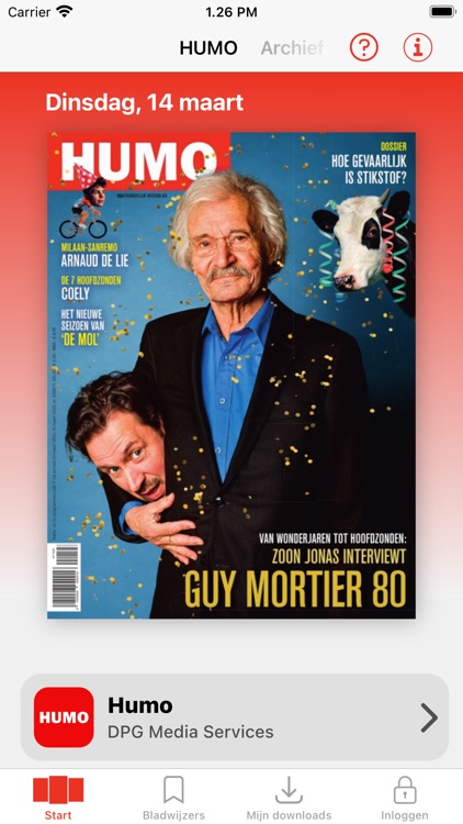 Humo Magazine by DPG Media Services