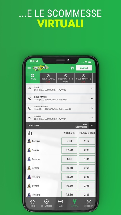 Better: Scommesse Sportive by Lottomatica