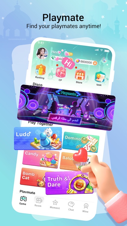 Playmate-Games&Chat&Friends by FUNKY BAY PTE. LTD.