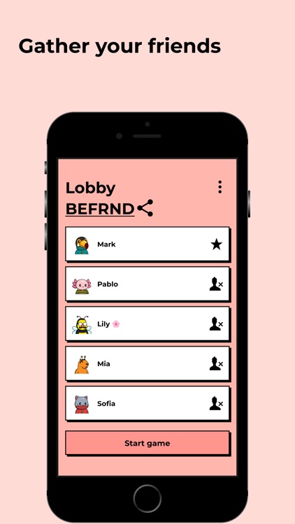 Beefriend - party game by Seweryn Kras