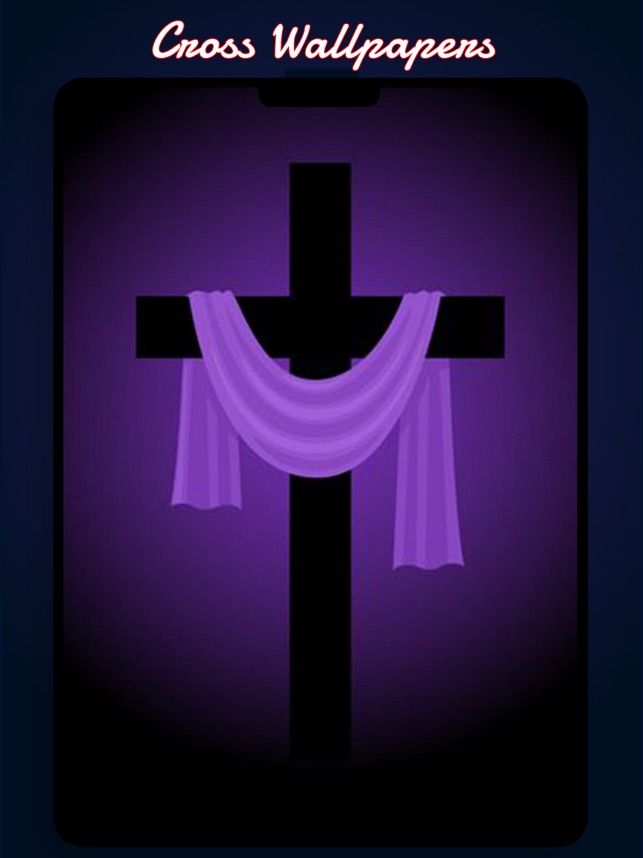 Purple Cross Wallpaper