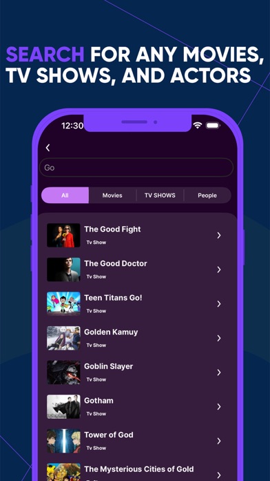Mannic : Movies & Shows Box for iPhone - Free App Download