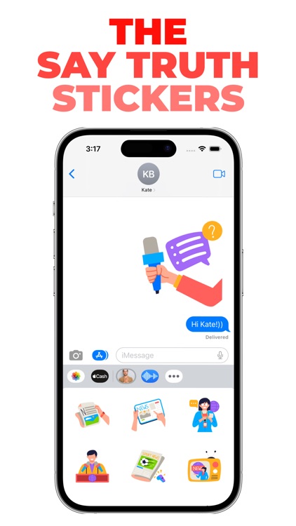 The Say Truth stickers by Hafiz Hunzla Mahmood