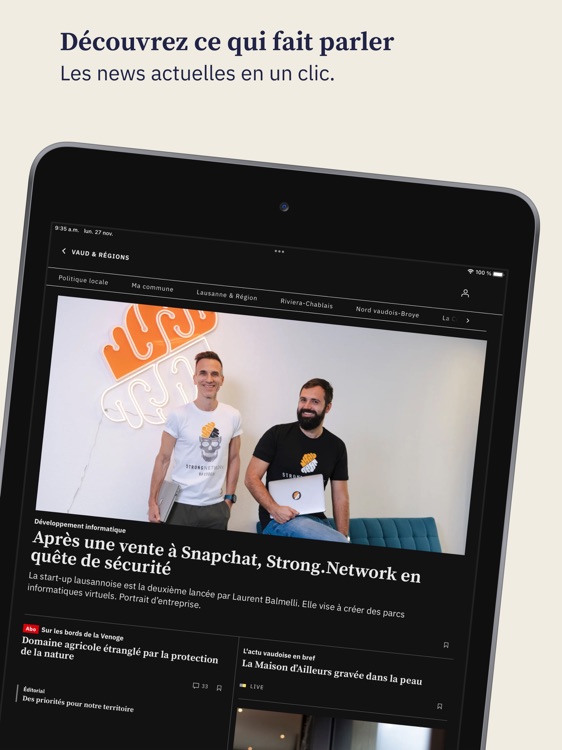 24 heures - Tablette by Tamedia Publications romandes SA