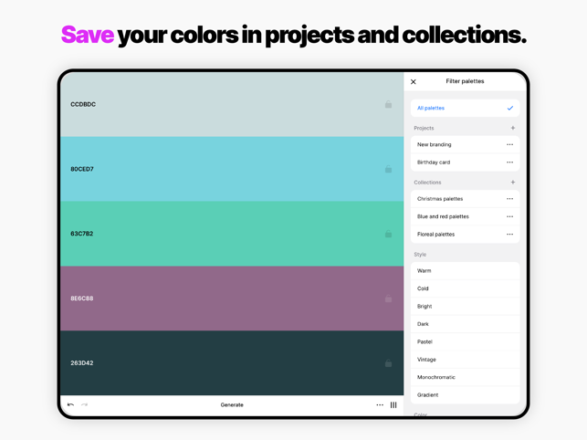 【iOS APP】Coolors 激發創作的靈感~調色板軟體 – Dr.愛瘋 APP Navi