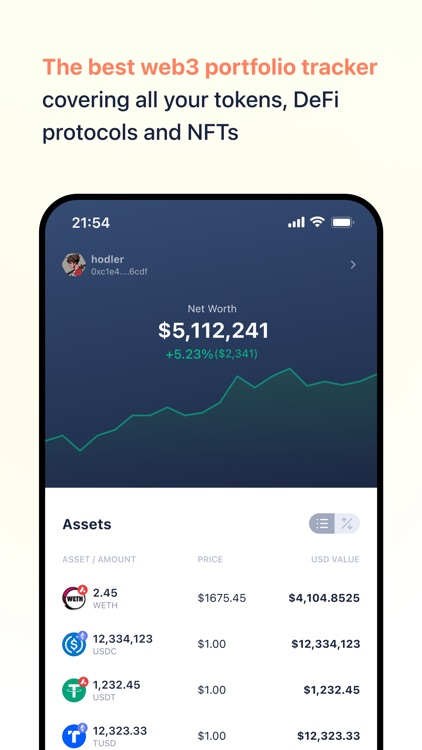 DeBank Crypto & DeFi Portfolio by DeBank Global Pte. Ltd.