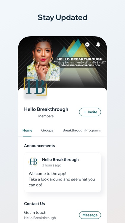 Hello Breakthrough by Angela Brantley