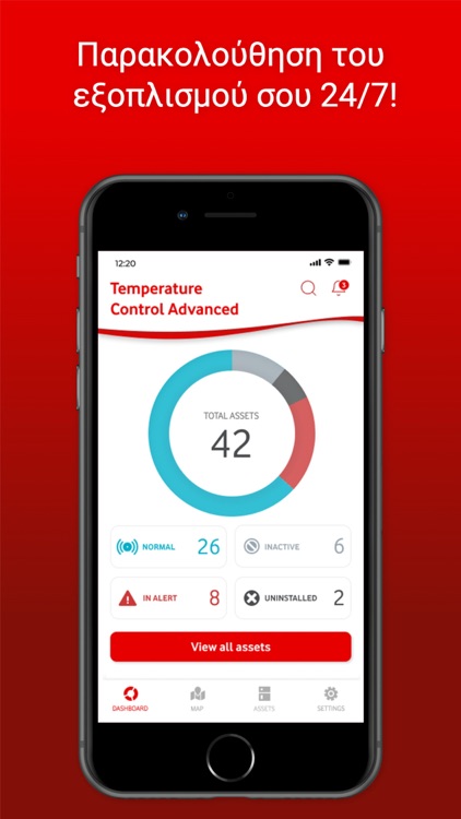 Temperature Control Advanced by Vodafone Greece