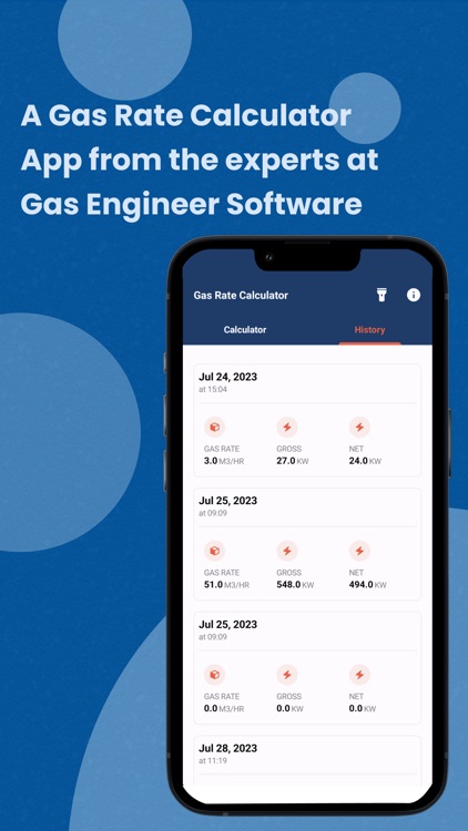Gas Rate Calculator App by Software Works for You Ltd
