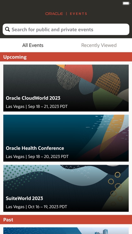 Oracle Events by Oracle America, Inc.