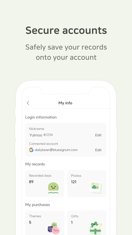 DailyBean - simplest journal by BlueSignum Corp.
