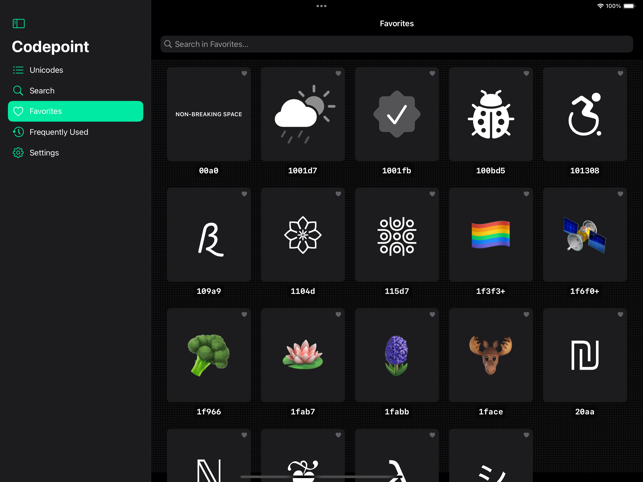 【Mac & iOS APP】Codepoint 快速代碼查詢器 – Dr.愛瘋 APP Navi