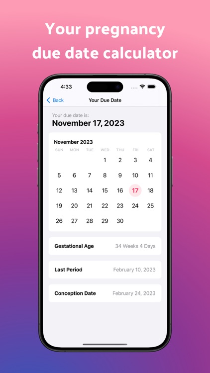 OB Wheel Pregnancy Tracker by Jordan Zeleny