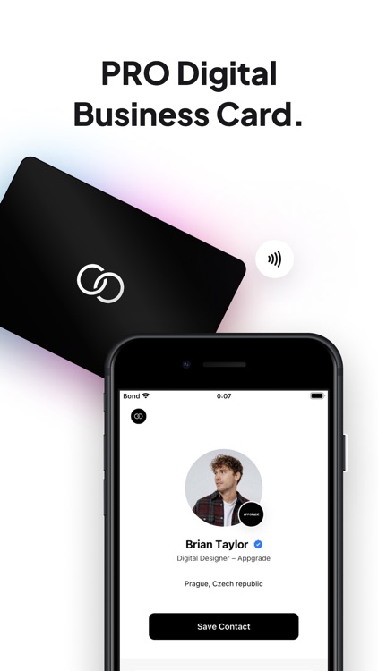 Bond – Digital Business Card by Appgrade studio s.r.o.