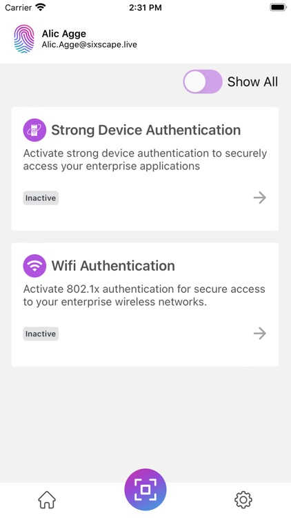 Secure Authentication Suite By Sixscape Communications