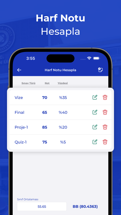 IAU Hesap: Harf Notu & GPA for iPhone - Free App Download