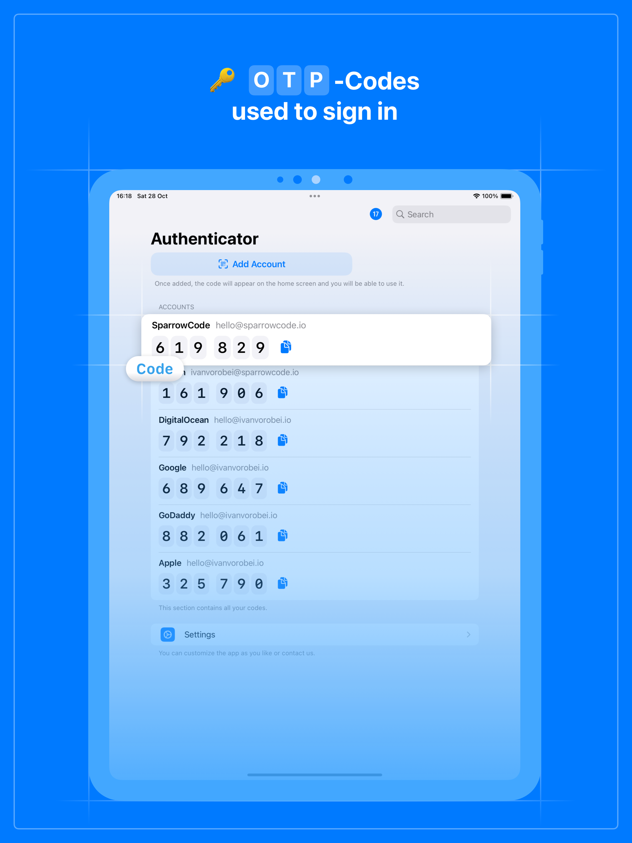 TOTP OTP Authenticator App - Reviews, Revenue and Downloads - Apple App ...