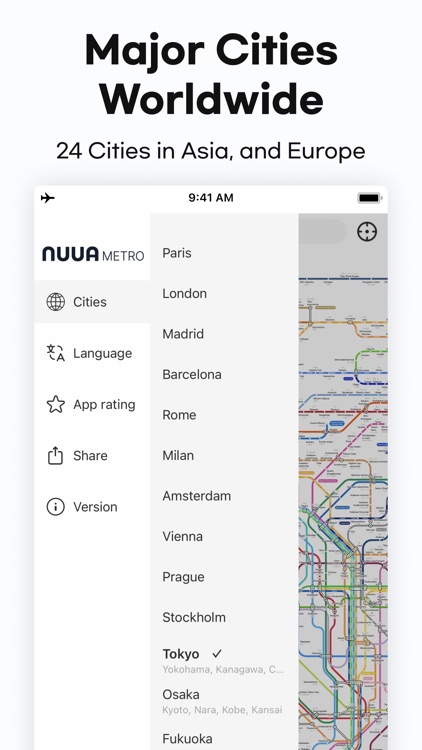 NUUA METRO- Offline Subway Map by Nuua Inc.