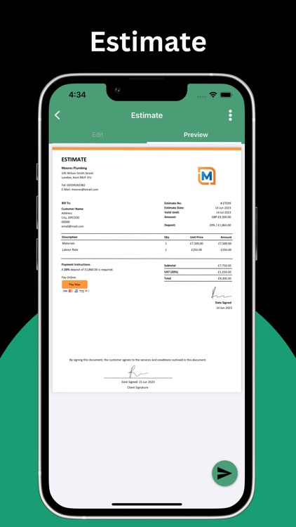 Estimate Maker & Invoice App by InvoiceToo Apps Limited