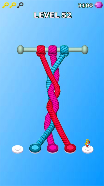 Hoop Stack : Color Rope Puzzle by Osama Shahzad