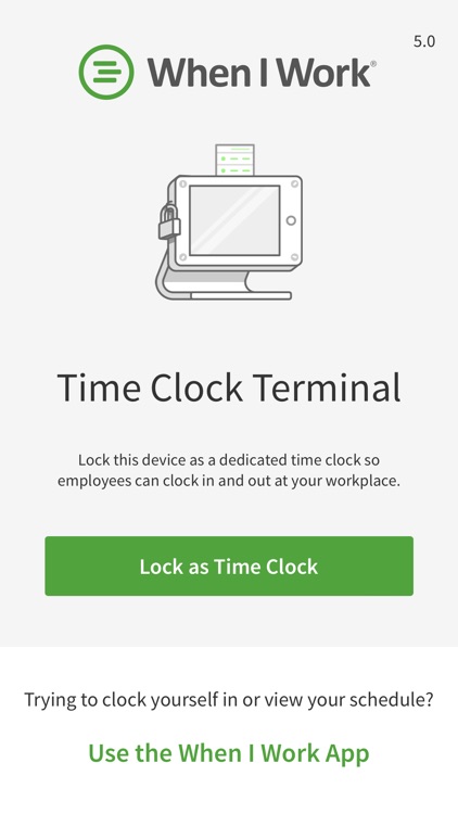 Time Clock Terminal by When I Work, Inc.
