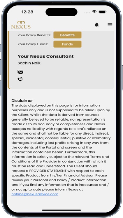 Nexus Client App by START TECH WEB DESIGN