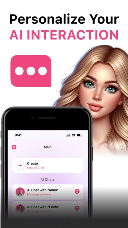 AI Friend Chatbot App Girl by Thomas Gray