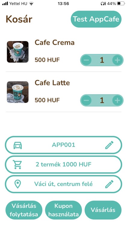 AppCafe by HEXA-FLEX KERESKEDELMI ES SZOLGALTATO KORLATOLT FELELOSSEGU TARSASAG