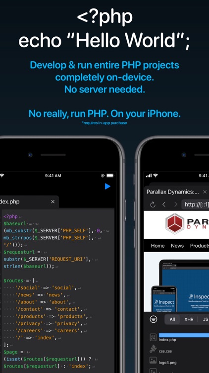 WebForge IDE by Parallax Dynamics Inc.