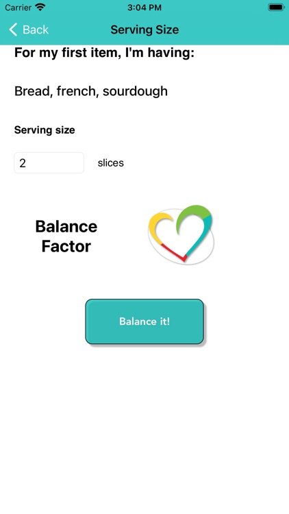 Balance Factor's Food Lover by mpengo Ltd.