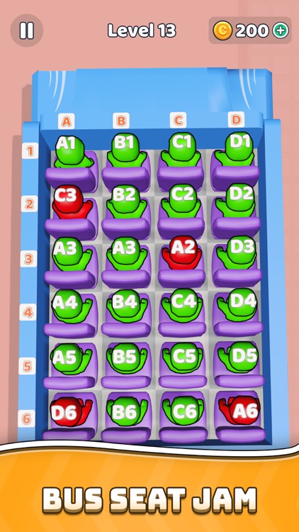 Bus Seat Jam 3D - Sorting Game by Hiren Gabani