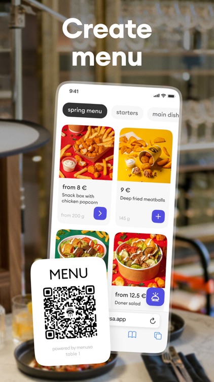 Menusa: online QR menu creator by Dodo Brands International DMCC