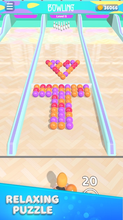 Bubble Bowling by Roman Palamarciuc