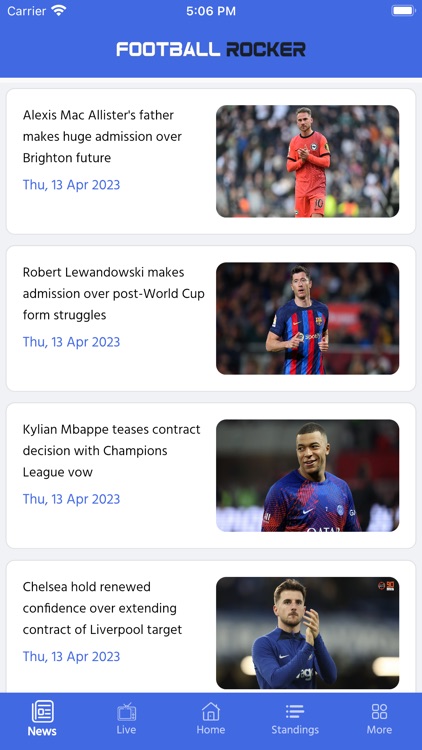 Football Rocker - Live Update by Rabin Thapa