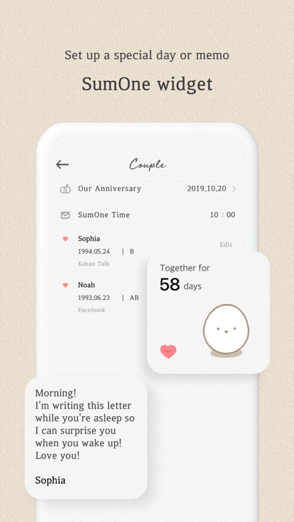 SumOne: For Relationships by sandfox