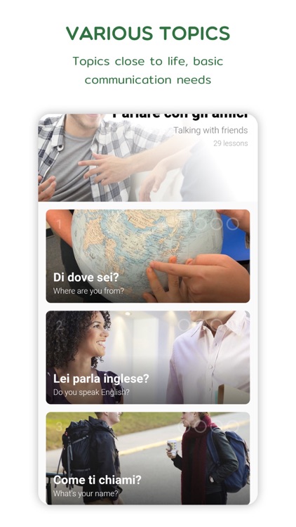 Italian - Listening Speaking by Nguyen Thi Ngoc Hang