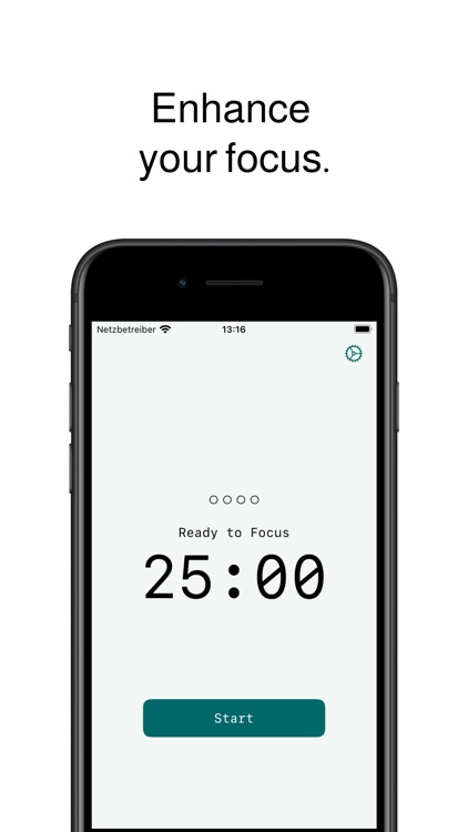 Fokus - Minimal Pomodoro Timer by Andreas Schultz