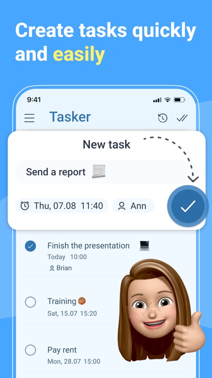 Tasker: Todo list for business by Daniil Linkov