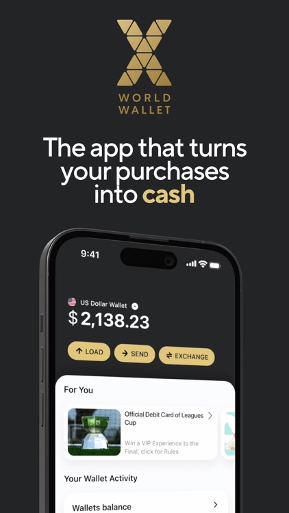 X World Wallet: Visa Card by Rev Worldwide