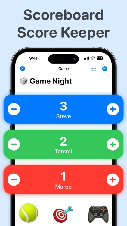 Keep Score: Scoreboard & Tally by Denis Andrasec