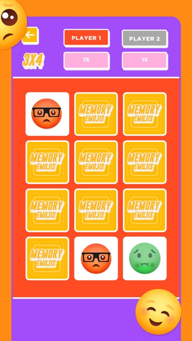 Memory Emojis - Concentration for iPhone - Free App Download
