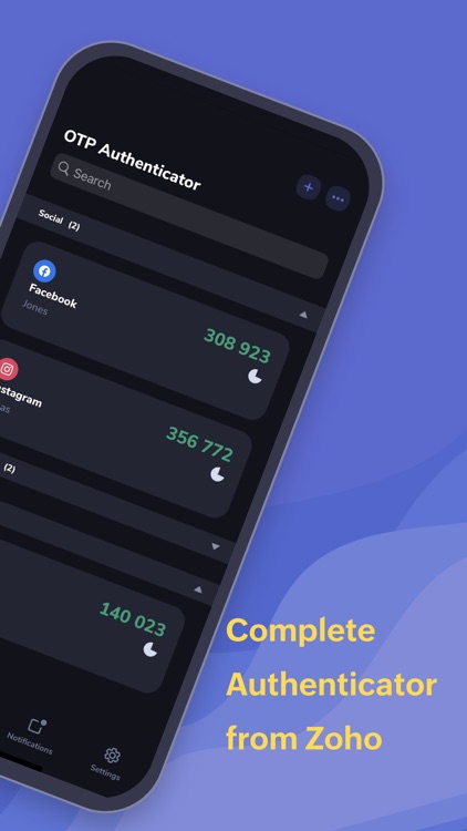 Authenticator App - OneAuth by Zoho Corporation