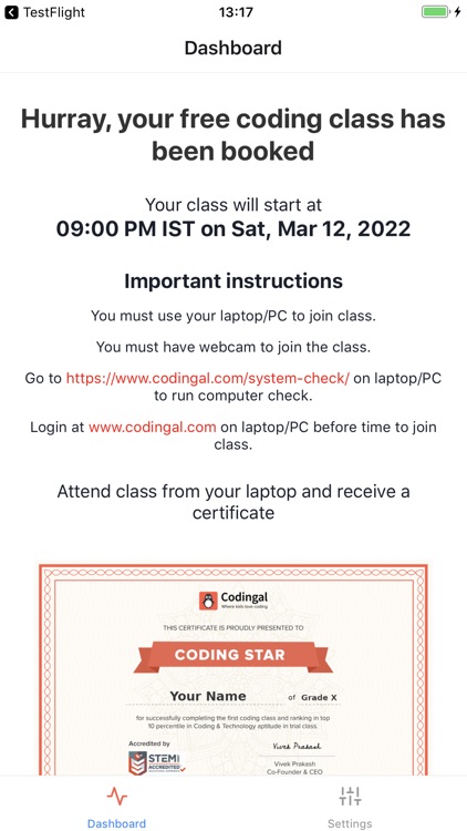 Codingal - Coding for K-12 by Codingal Inc.