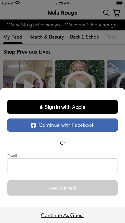Nola Rouge by CommentSold Apps